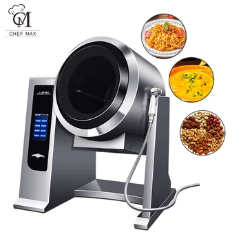 Chefmax Commercial 8000w Customized Intelligent Multifunction Stir Fry Machine Sauce Corn Double ...