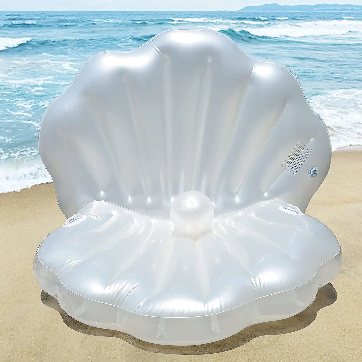 Inflatable Shell Chair Water Park Equipment Beach Mattress Inflatable ...