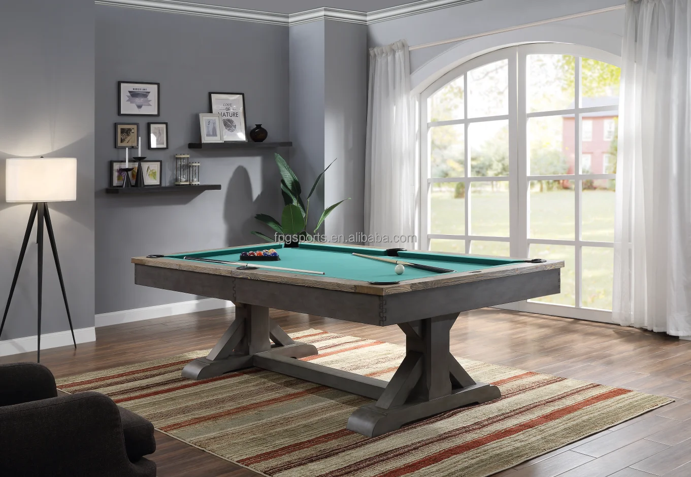 8ft Deluxe Glass Slate Billiard Pool Table - Buy Slate Billiard Table ...