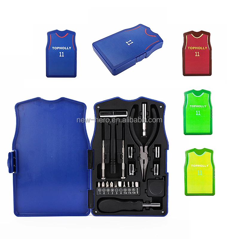 24 Piece Tool Kit Box Shell Tool Set - Buy Hand Purple Tool Set ...