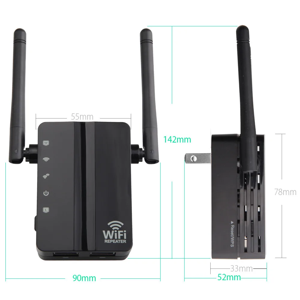 Wifi Long Range Antenna Repeater 300mbps Network Wifi Signal Amplifier ...