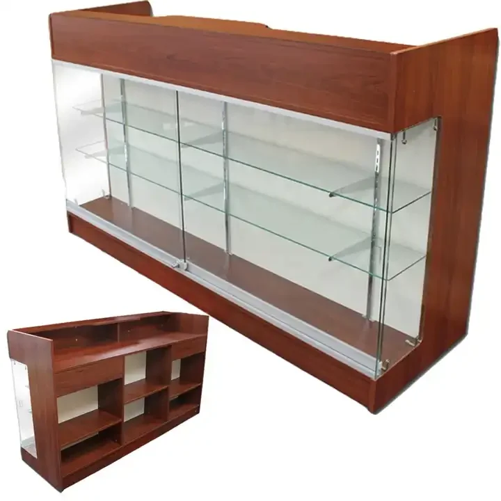 Full Vision showcase Display Supermarket Glass Counter showcase ...