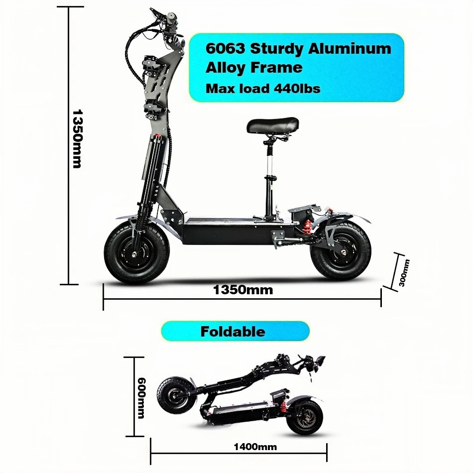 HCBK Electric Scooters - off-Road Performance & Foldability