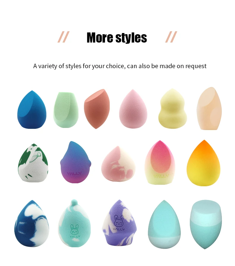 New Cosmetics Product 2024 Wet And Dry Use Blending Egg Multicolor High ...