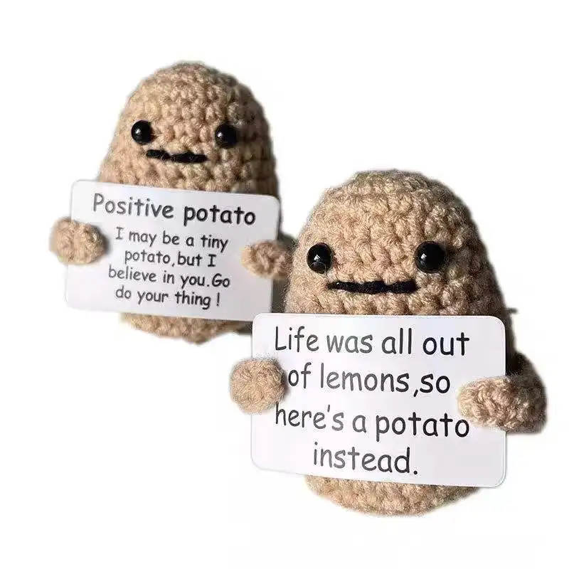Hand-woven Positive Energy Potato Doll Vegetables And Fruits Funny ...