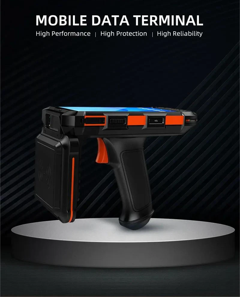 Uhf Rfid Reader With Charger Ip65 5.5 Inch Ips Hd Screen Android 13 ...