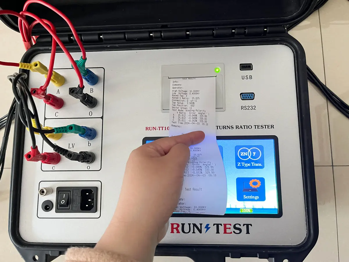 IEC Automatic TTR Meter Inside Battery Three Phase Testing Equipment ...