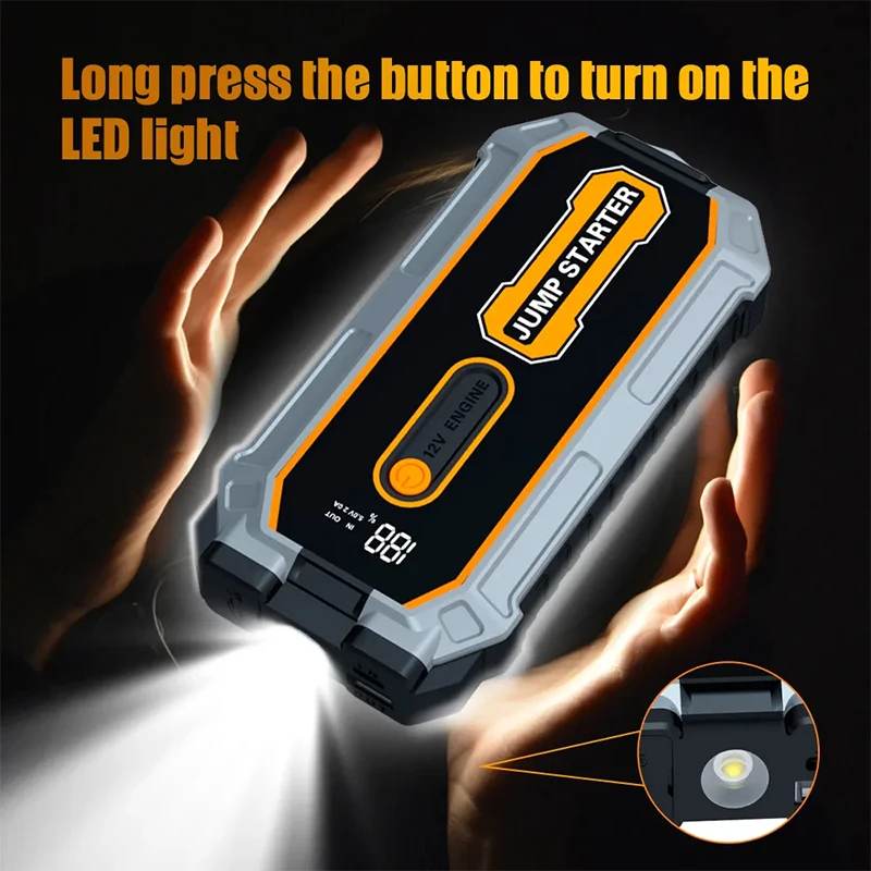 1200A Car Jump Starter - Reliable Power Bank for Vehicles