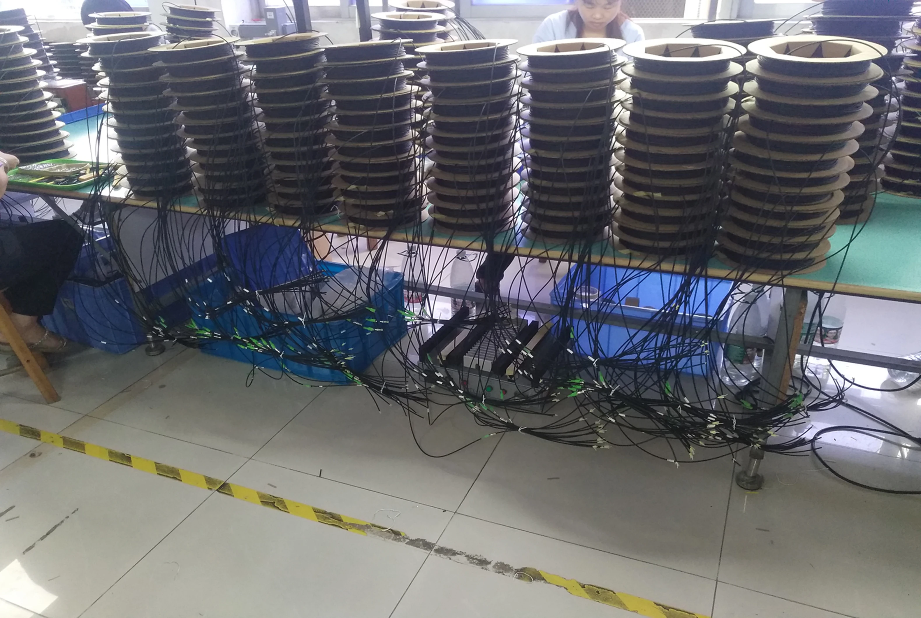Cardboard Reel Type Packing SC APC Optic Fiber Patch Cord