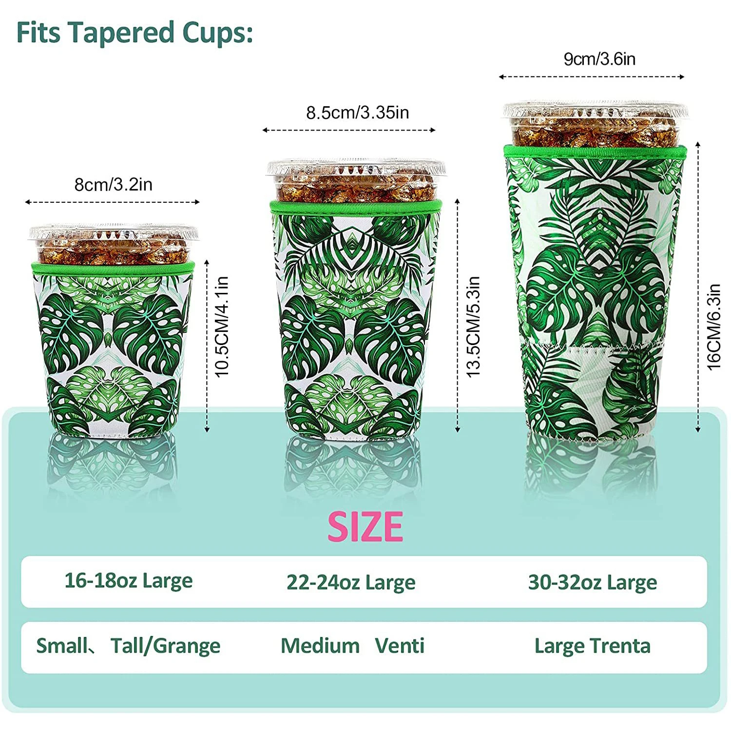 Custom Oem Neoprene Cup Holder Can Cooler Beer Iced Coffee Cold Soda ...