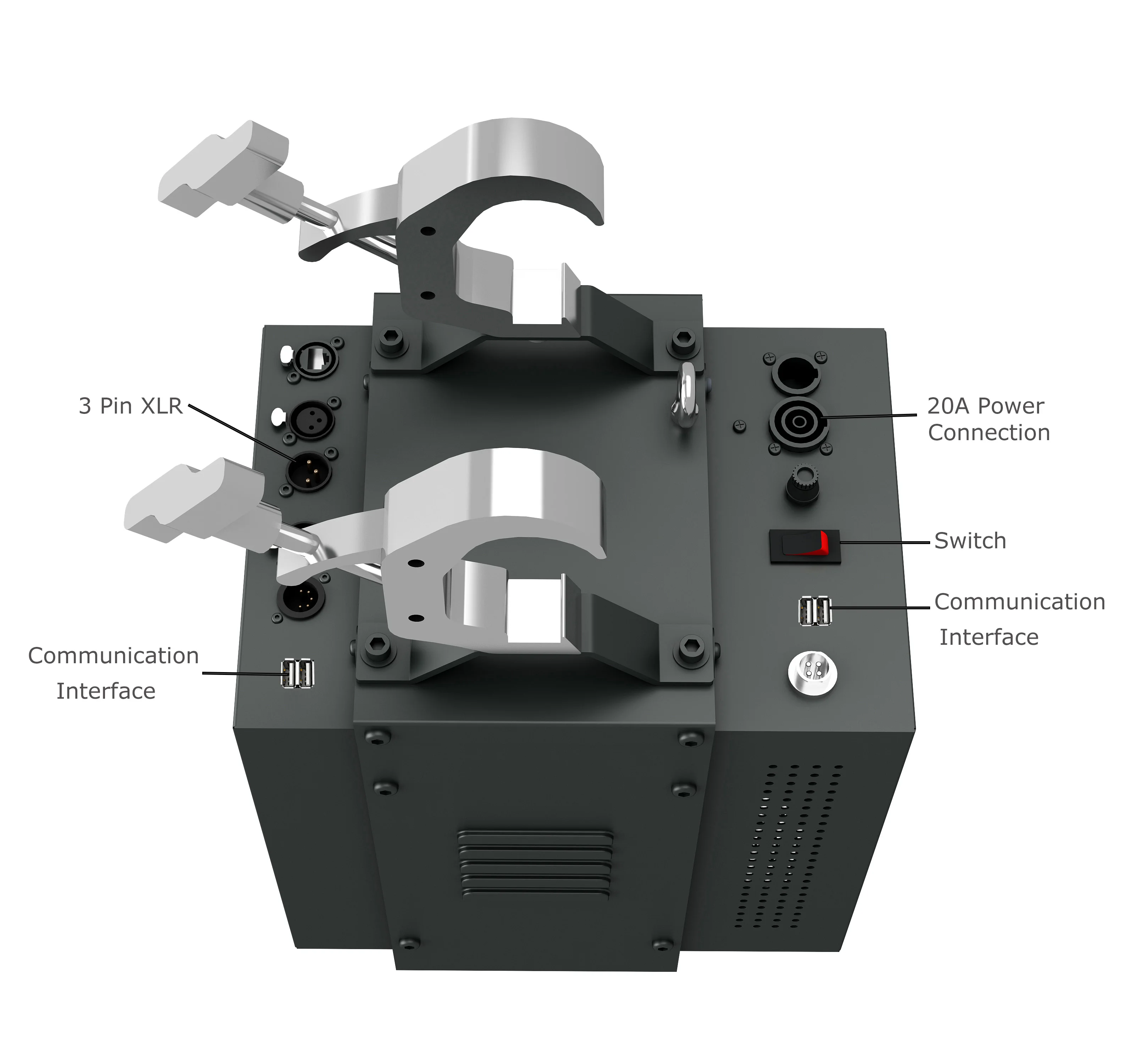 Kinetic Led Tube Lights RGBW Pixel 360 Degree Stage Light DJ Disco Bar ...