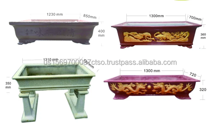 Big Hexagon Bonsai Concrete Molds - Durable & Versatile