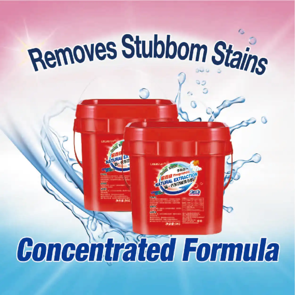5kg Washing Powder by LOUIS SIR - High Foam & Stain Removal