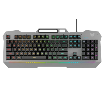 Aula F3010 Membrane Keyboard Usb 108 Abs Keycaps Ergonomic Gaming Wired ...