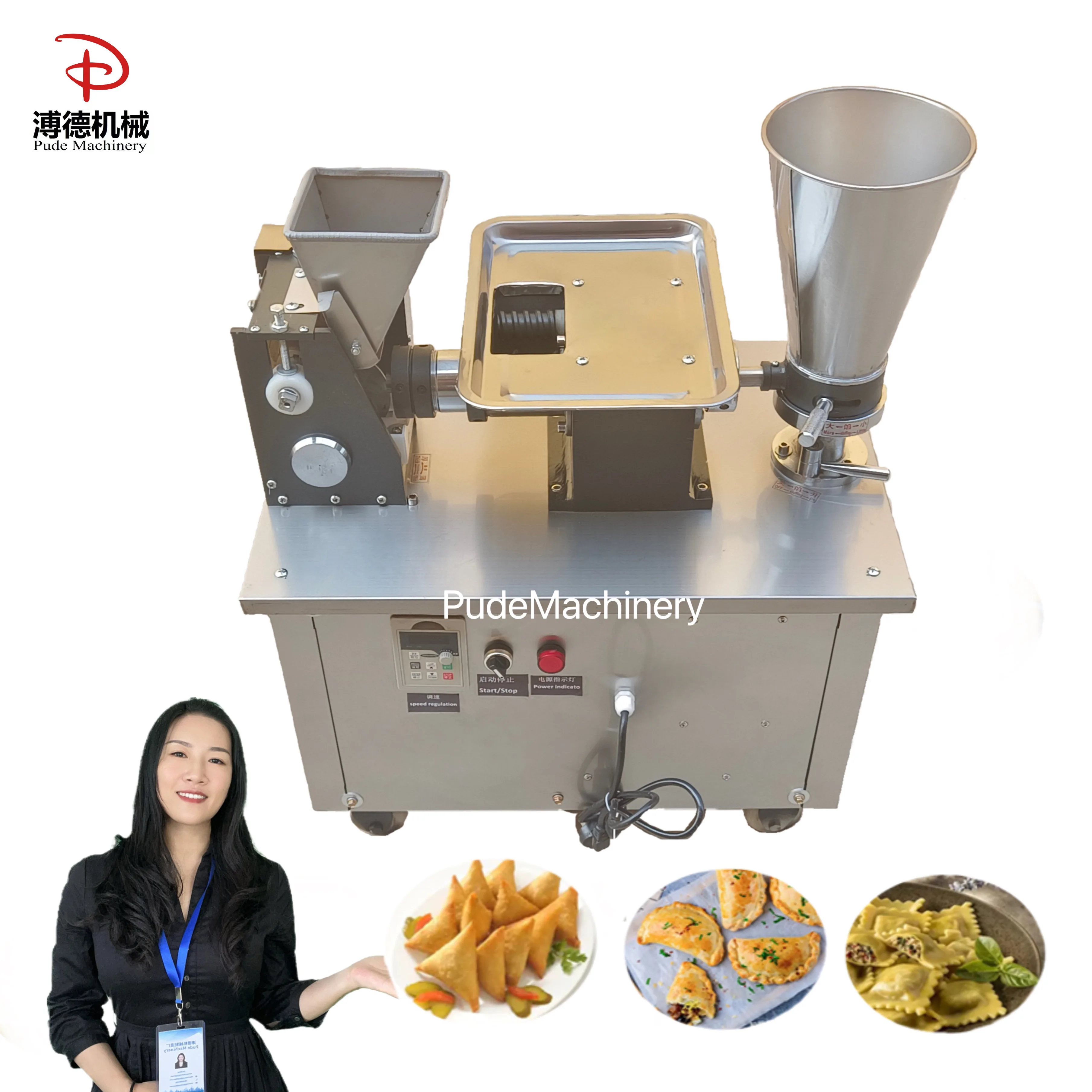 Samosa Machine Fully Automatic Big Size Empanada Machine Dumpling ...