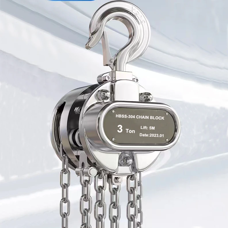 304 Stainless Steel Chain Hoist 1 Ton 2ton - Buy Stainless Steel Chain ...