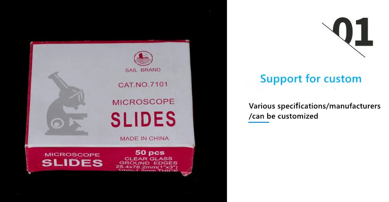 Laboratory Clear Glass Microscope Slides 7105 - Buy 7105 Glass Slides ...