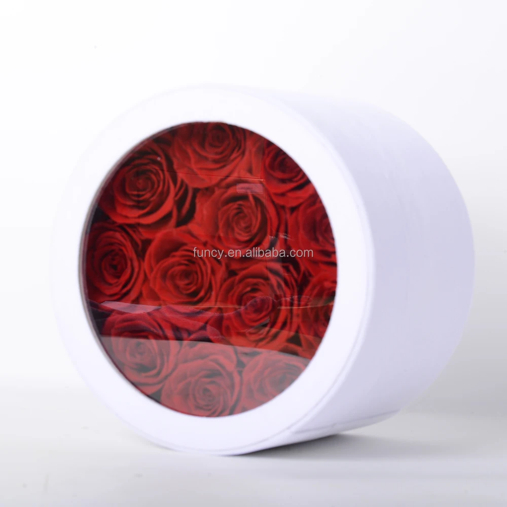 Customized High Quality Luxury Dome Shaped Preserved Roses