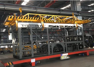 China Electric Bus Chassis Assembly Production Line Bus Frame ...
