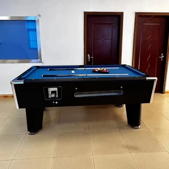 Factory Sale Coin Operated Pool Table 7ft 8ft Size Available With Full ...