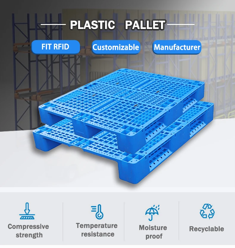 For Sale HDPE Plastic Pallets Heavy Duty Sides Industrial Large ...