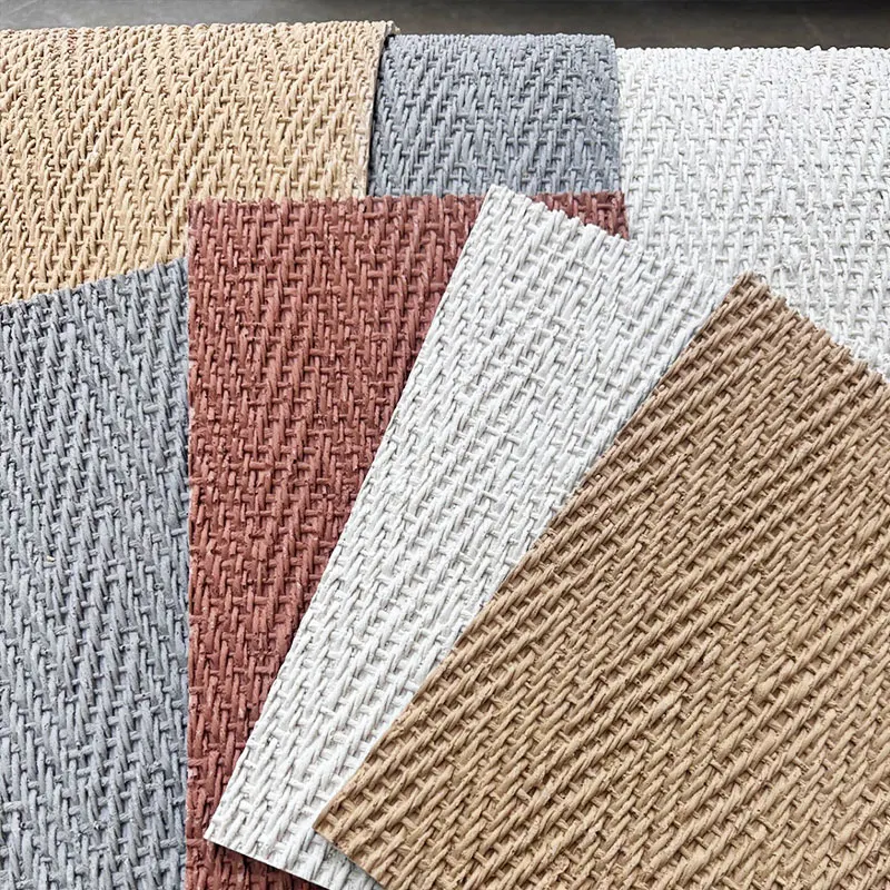Waterproof Weaving Texture Interior Wall Cladding Tiles