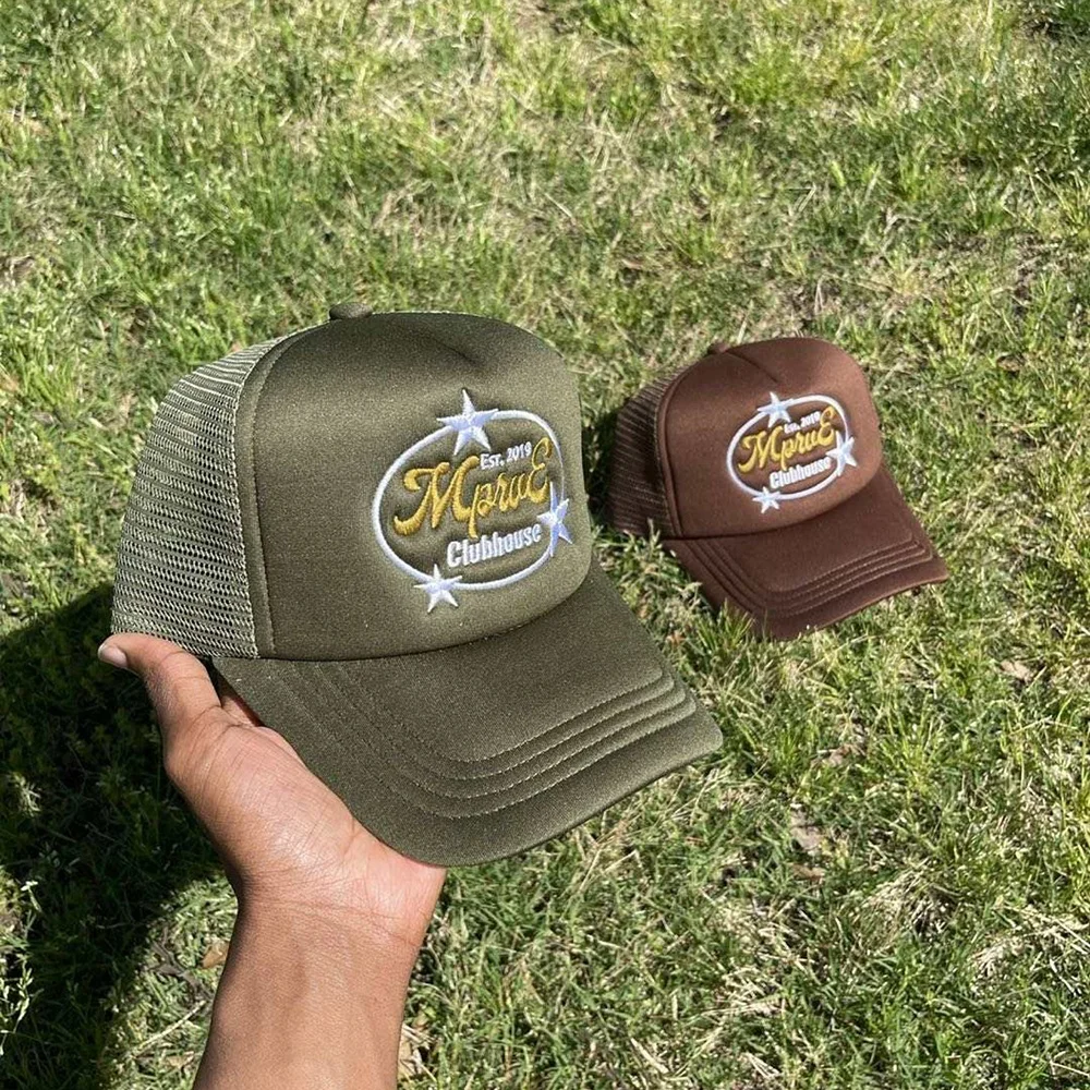 Custom Embroidered Trucker Hats | Unisex Foam Caps with Screen Printing ...
