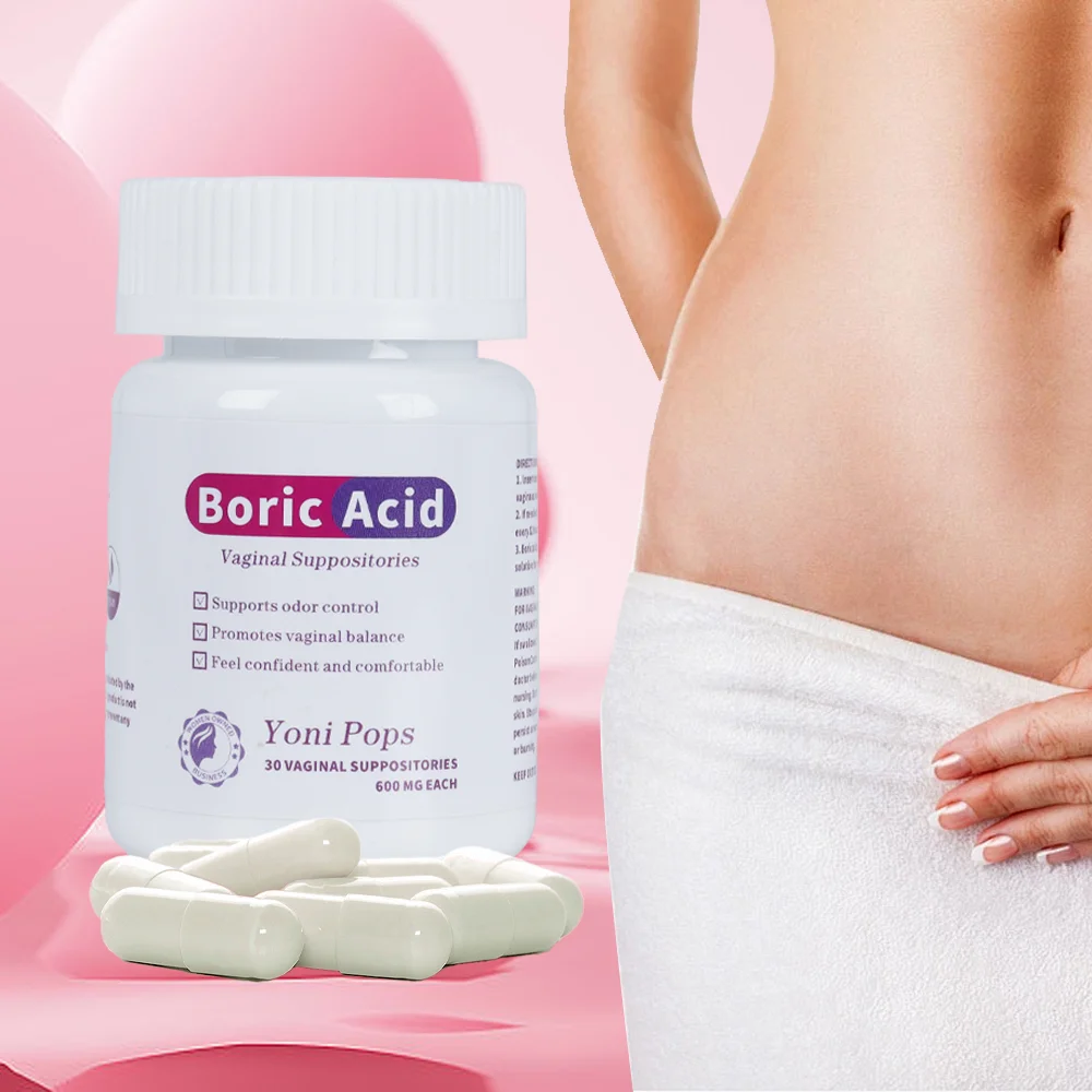 Private Label Boric Acid Suppositories - Effective Vaginal Care