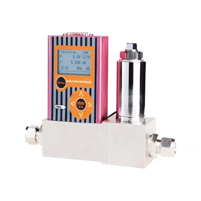 Small Digital Analog Type Ammonia Co2 Thermal Type Trace Mixed Gas Mass Flow Meter Controller ...