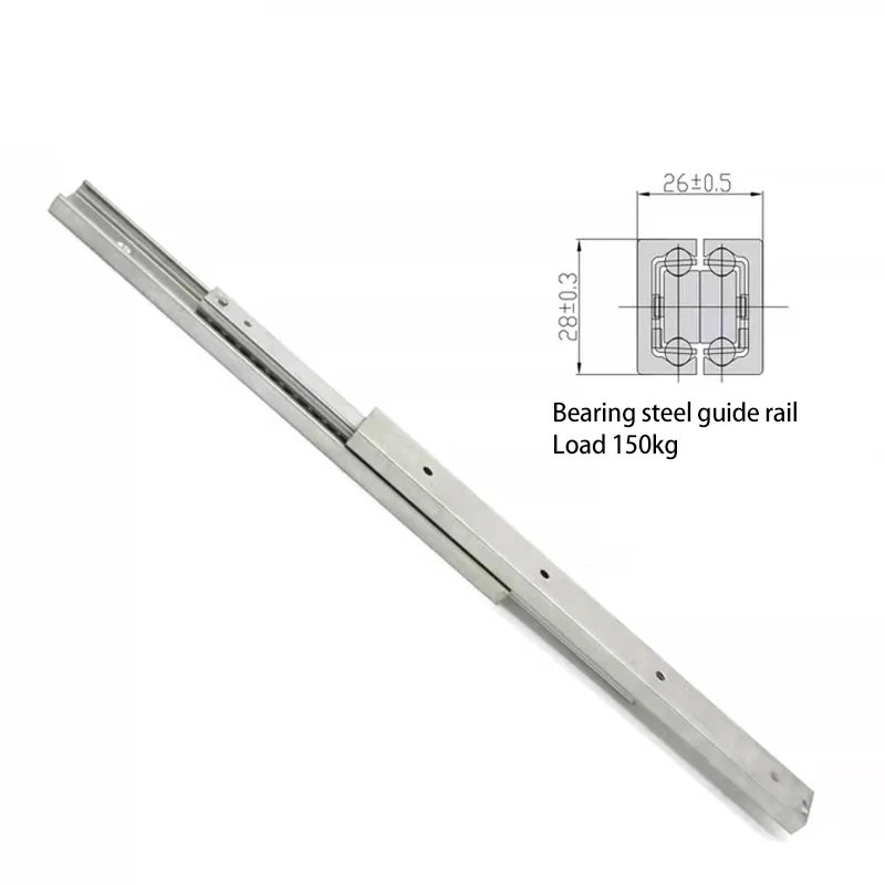 Rel Panduan Bantalan Baja Beban Tinggi,Lebar 28mm 13mm Rel Geser Tebal ...