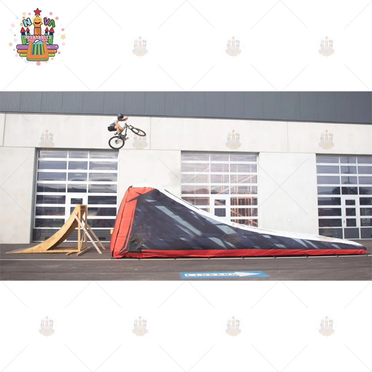 Customized Size Outdoor Air Inflatable Bike Free Style Ski Stunt Bag ...