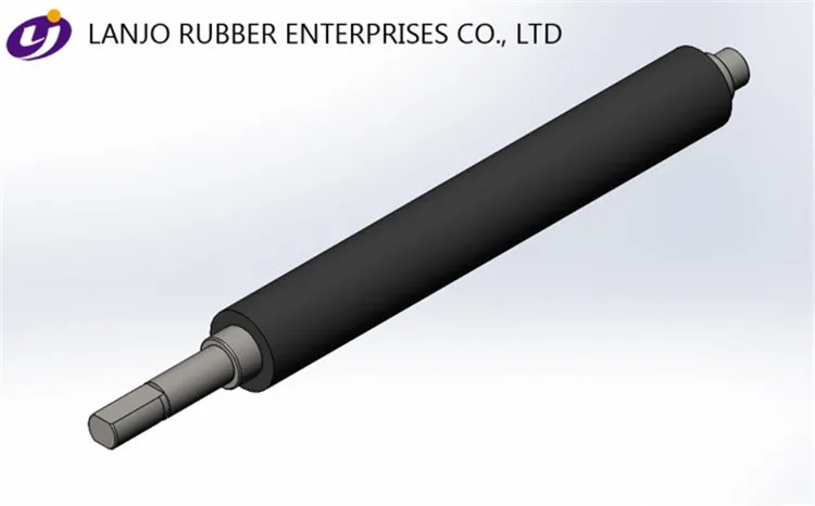 High Quality 124mm Silicone Rubber Roller for Sticker Printing Machine ...