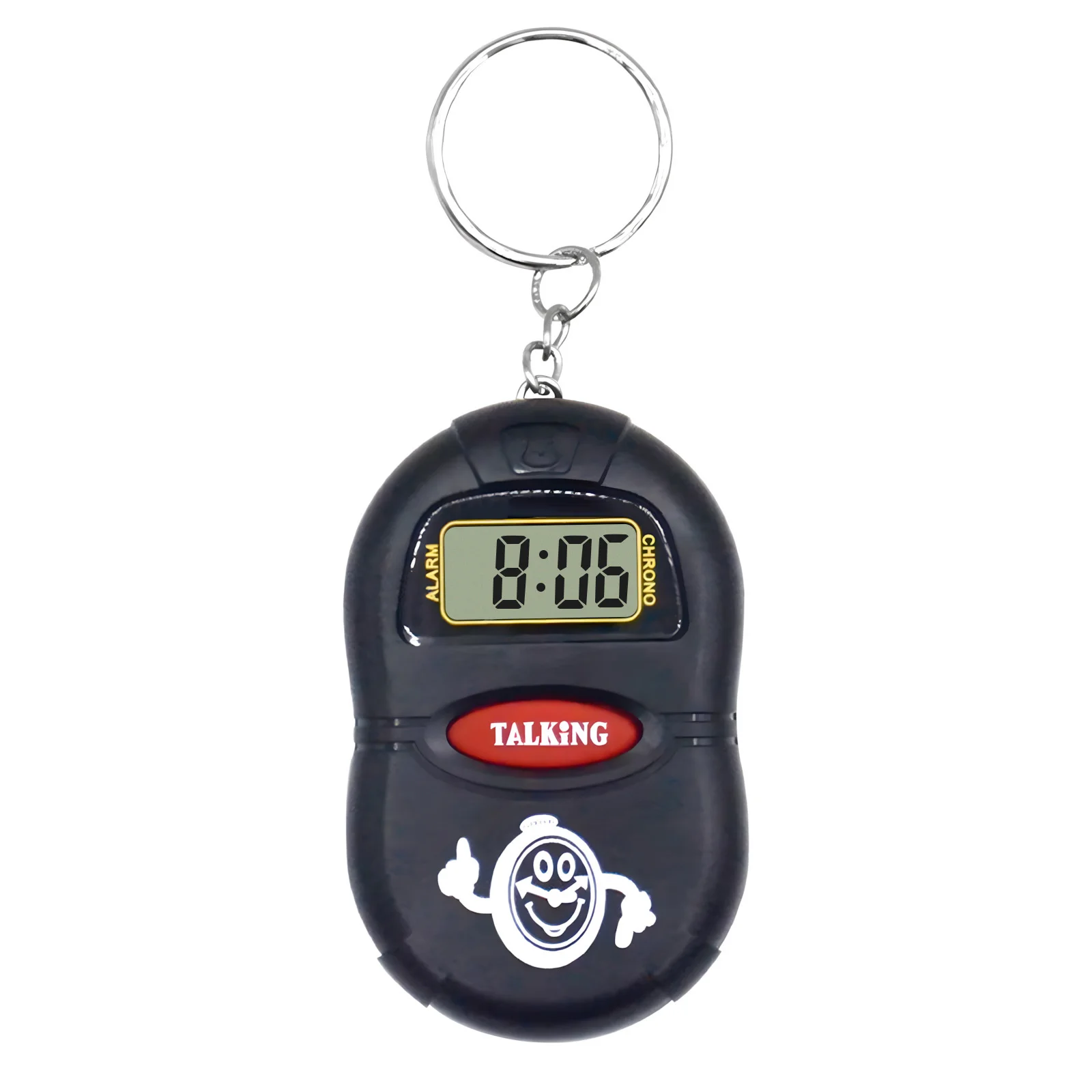 Talking Clock for Blind Keychain Alarm - Small Digital Clock Keychain ...