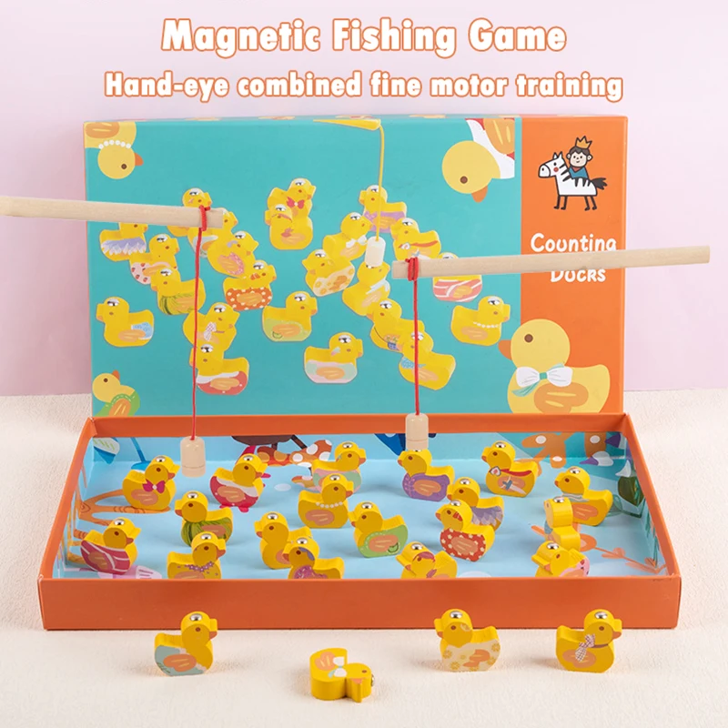 Montessori Counting Duck Math Games Learning Toys For Kids Calculate ...