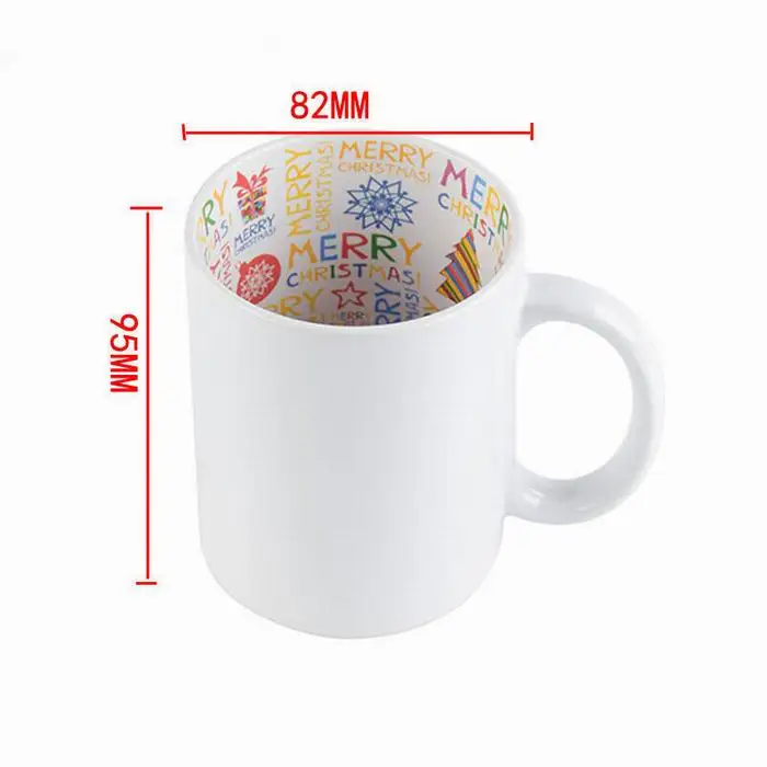 11oz Inside Custom Printed Outside Blank Sublimation Ceramic Mug 330ml ...