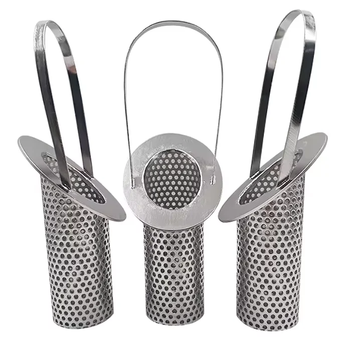 Perforated Metal Filter Basket with Woven Wire Cloth Filter Layer ...