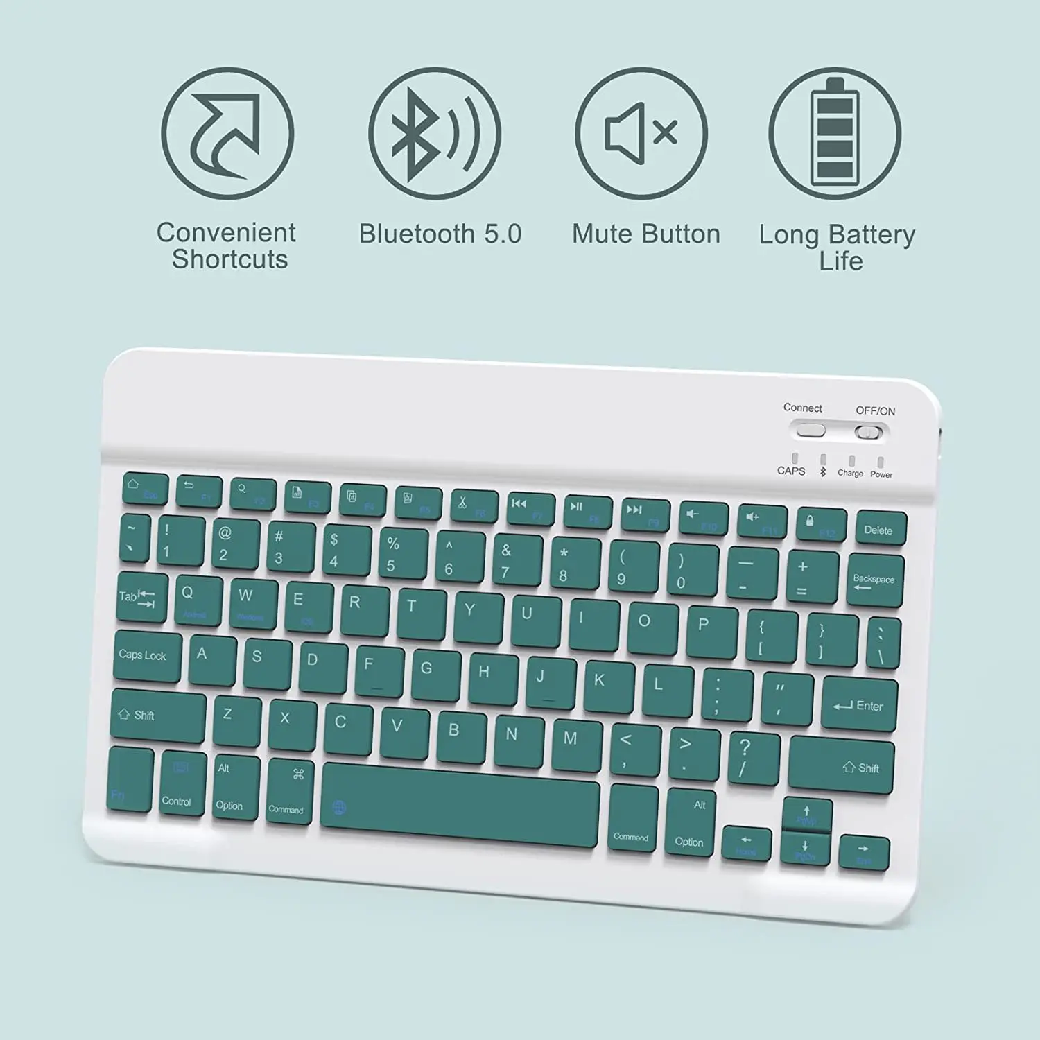 Slim PU Leather Keyboard Case for Samsung Galaxy Tab A9 Plus 11 Inch ...