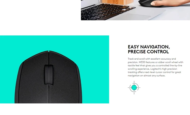 Logitech M330 2.4ghz Usb Wireless Mouse Razer Computer Accessories And ...