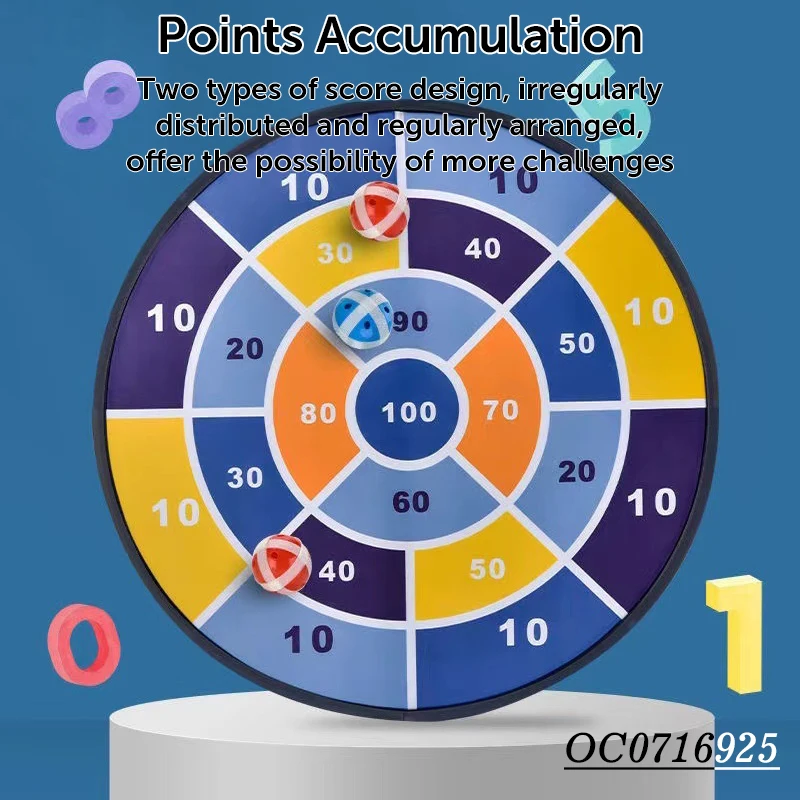 Double Sided Bullet Children Darts Sticky Ball Target Gun Board Game ...