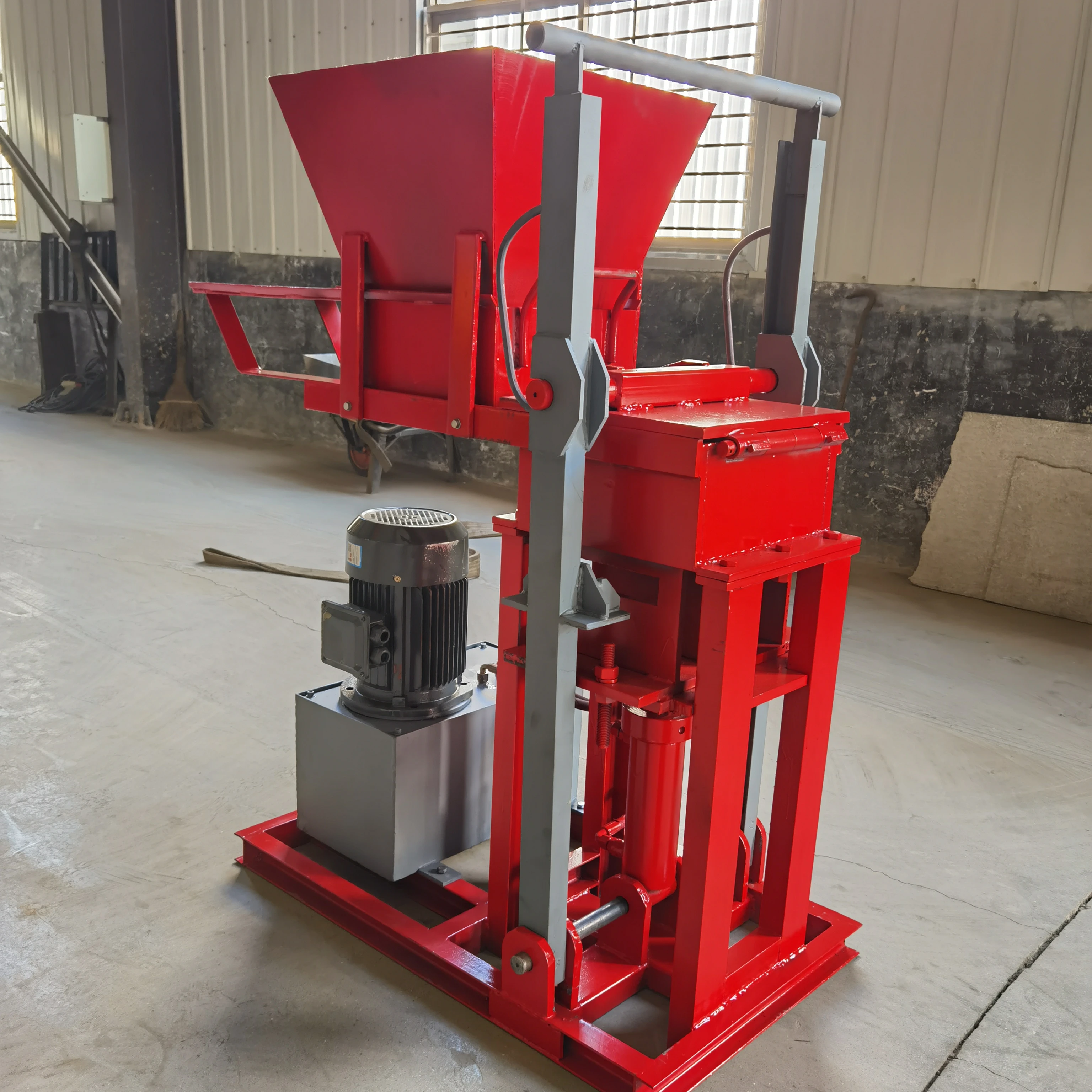 BRB Fully Automatic Cement Brick Production Line Automatic Interlock ...