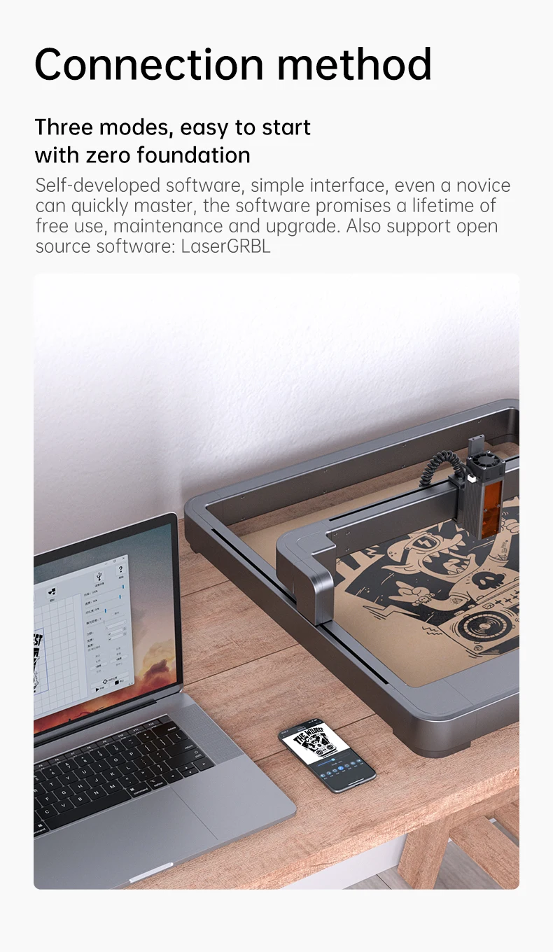 Mr.carve M3 Laser Engraving Machine 2w Metal Gold Silver Stainless ...