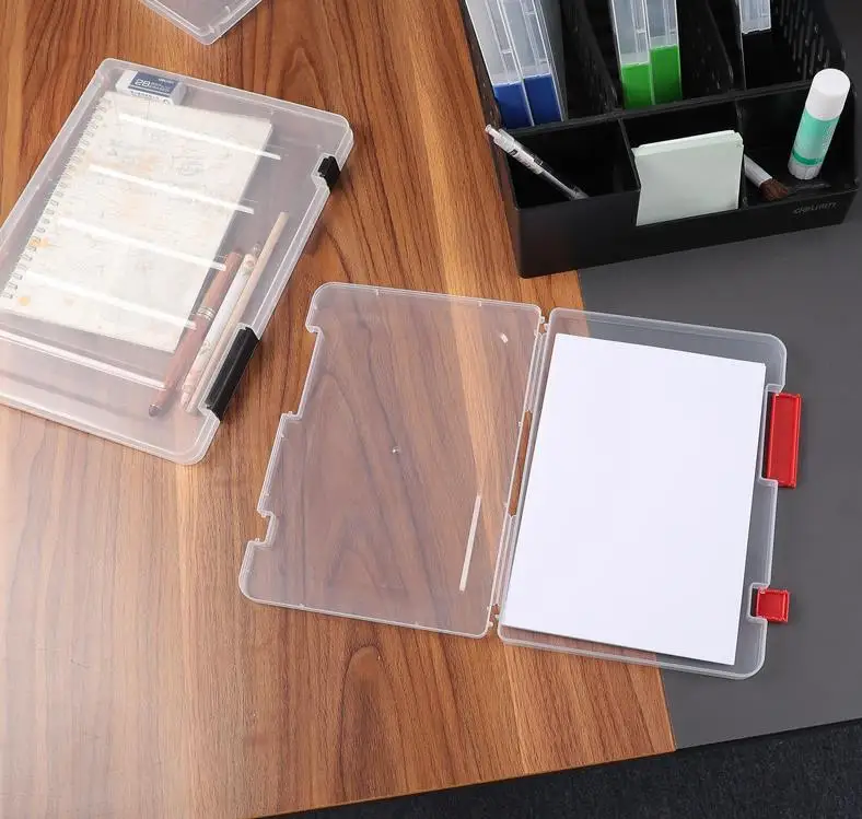 A4/A5 Paper Transparent Storage Box - Save Space & Organize