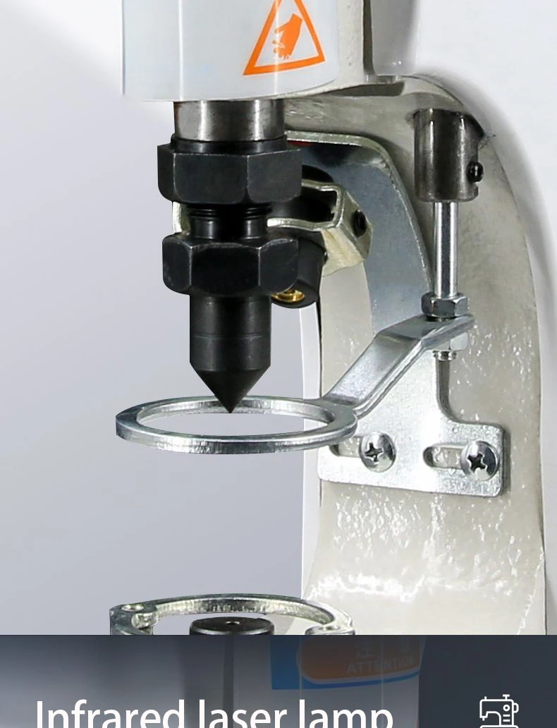 Semi-auto Computer Servo Integrated Buckle Riveting Machine for Leather