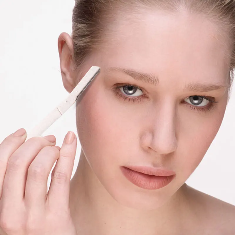 3pcs Set Eyebrow Face Hair Trimmer Tool Biodegradable Face Razor Eye ...