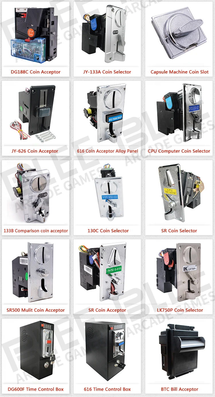 Newest Model Electrical Coin Operated Timer Control Box Accept 6 Coin ...