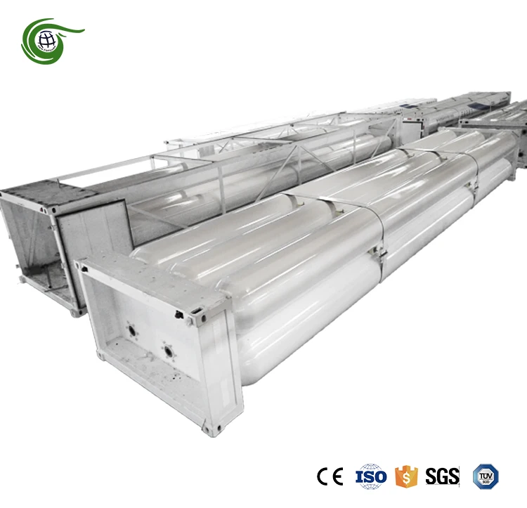 40ft 9 Tube CNG Jumbo Tube Bundle Container - High Pressure