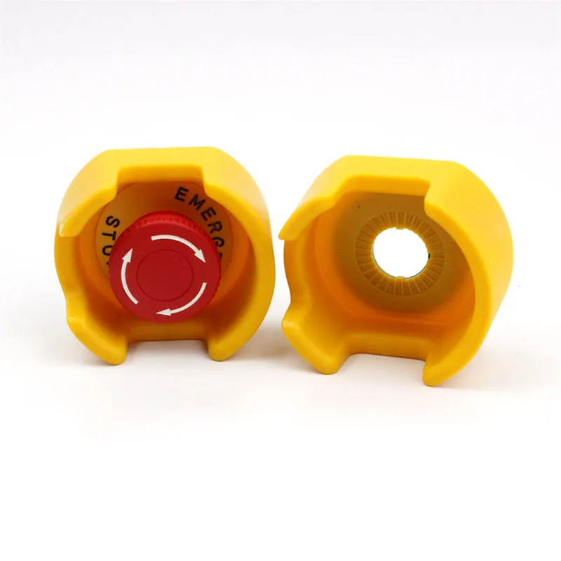 Yellow Emergency Stop Switch Protection Cover for 16/19/22MM Push ...