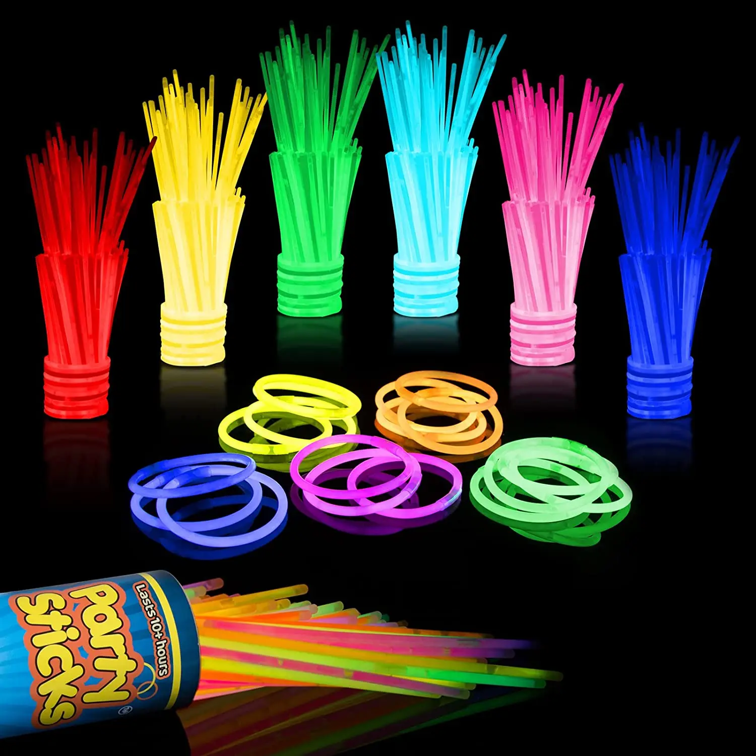 8 Inch Glow Stick Pack - Perfect for Kids’ Parties
