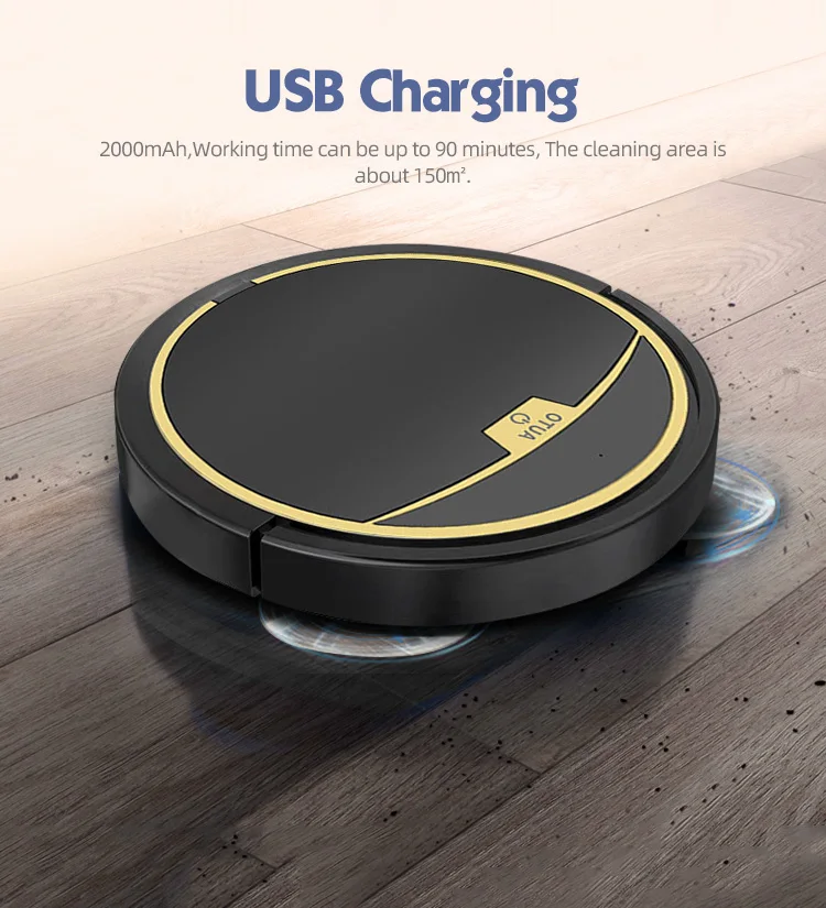 Rs300 Remote Control Home Floor Dust Clean Sweeper Vacuum Intelligent ...