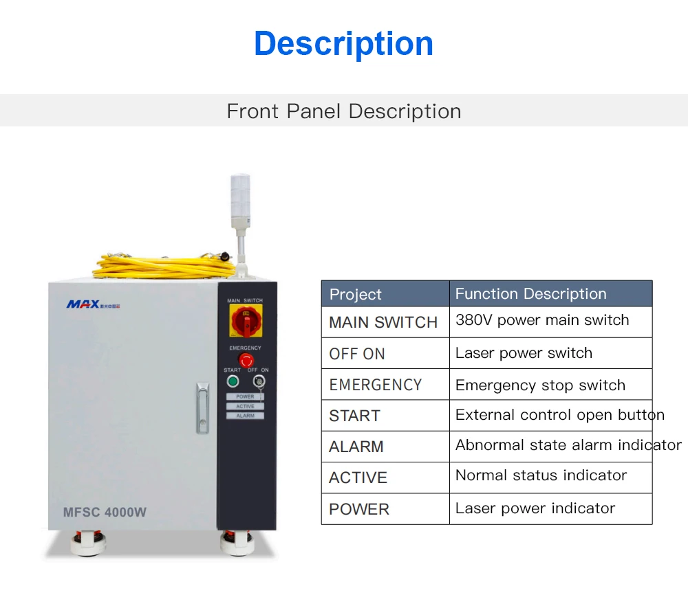 Max Mfsc-6000 6000w Fiber Laser Cutting Machine For Metal - Oem